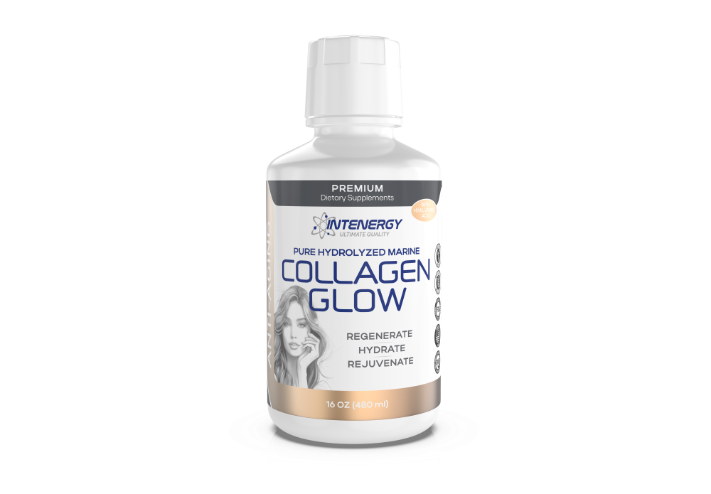 Collagen Glow Liquid with Hydrolyzed Marine Collagen | Intenergy USA